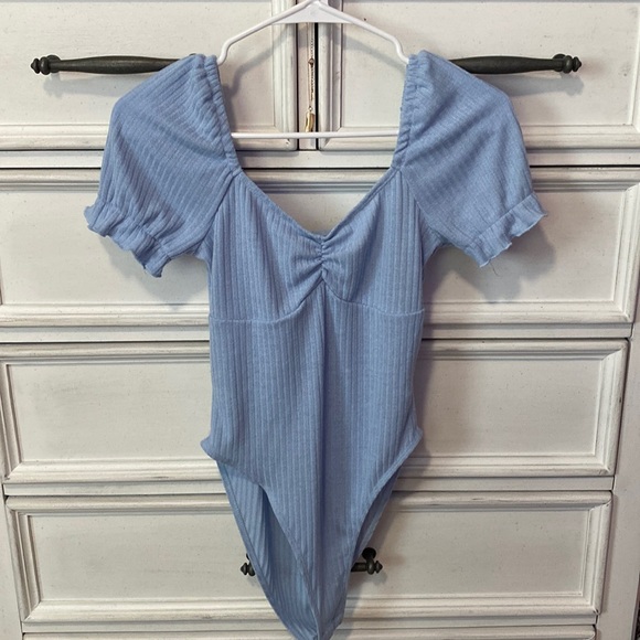 SHEIN | Other | Baby Blue Bodysuit | Poshmark